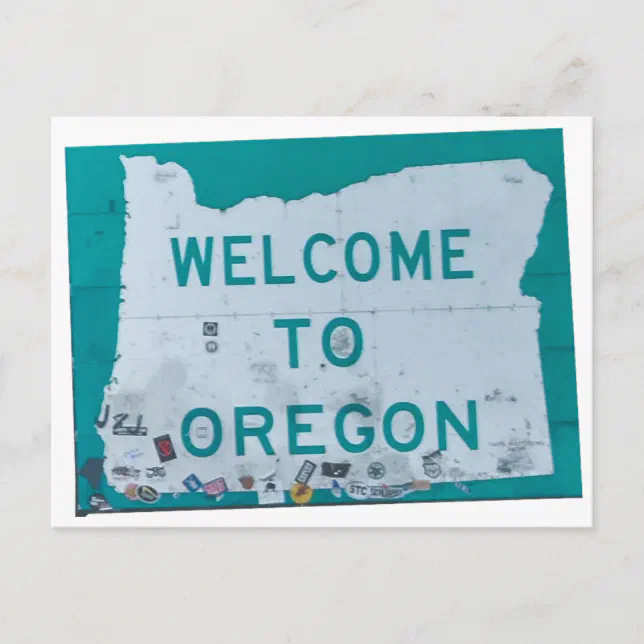 Welcome to Oregon Postcard | Zazzle