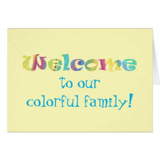 Welcome To The Family Cards & Invitations | Zazzle.co.uk