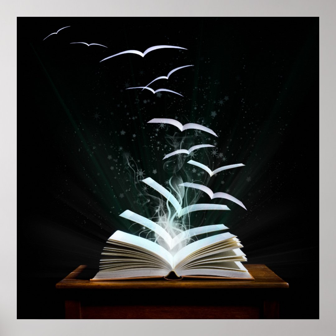 Welcome to the magical world of reading! poster | Zazzle