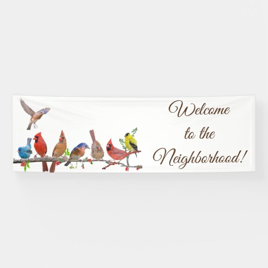 Welcome to the Neighbourhood Banner | Zazzle.co.uk