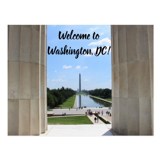 Welcome to Washington DC Postcard | Zazzle.co.uk