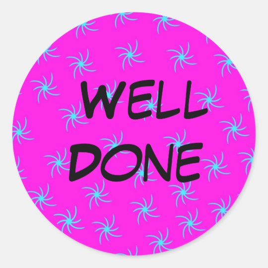 Well done Stickers | Zazzle.co.uk