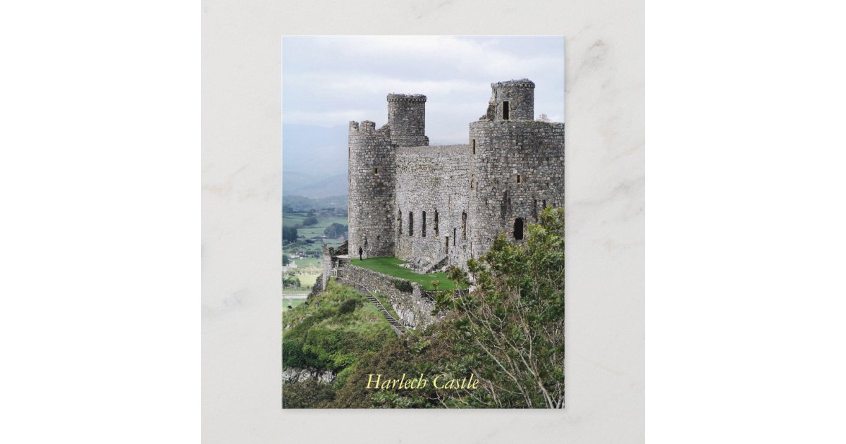 WELSH CASTLES POSTCARD | Zazzle