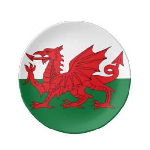 Welsh Dragon Plates | Zazzle UK