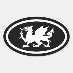Welsh Dragon Stickers & Labels | Zazzle UK