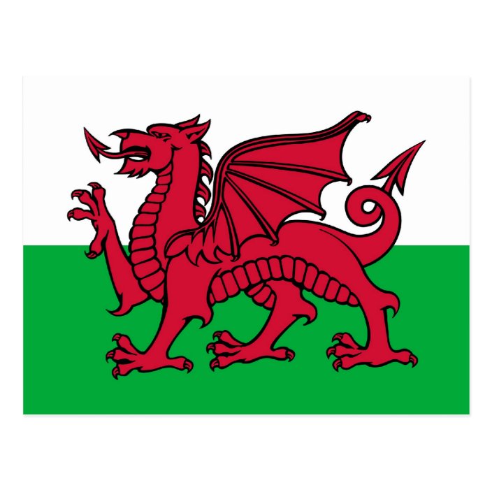 Welsh Dragon Postcard | Zazzle.co.uk