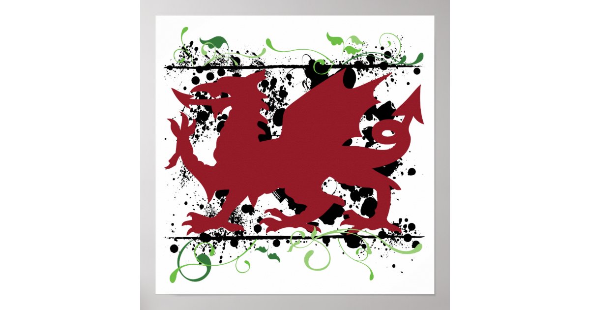 Welsh Dragon Poster | Zazzle