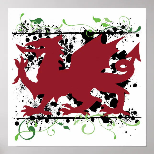 Welsh Dragon Poster | Zazzle