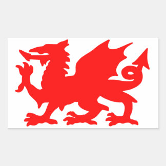 Welsh Dragon Stickers | Zazzle.co.uk