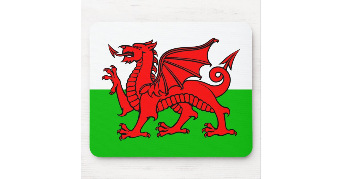 Welsh flag mouse mat | Zazzle