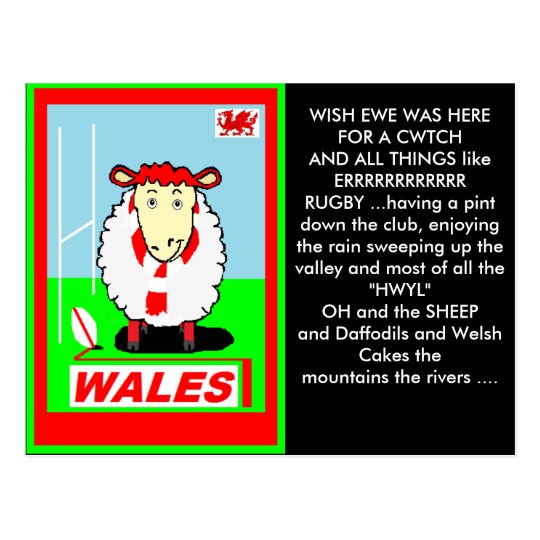 welsh postcard | Zazzle.co.uk