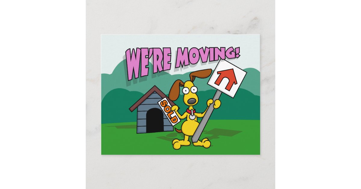 We're Moving Postcards | Zazzle