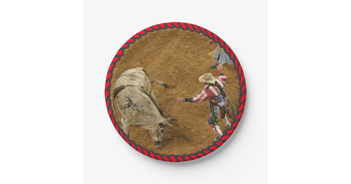 Western Rodeo Party Paper Plates | Zazzle