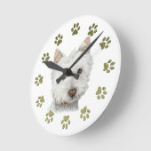 Westie Dog Clock | Zazzle