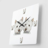 Westie Dogs Galore! Wall Clock | Zazzle