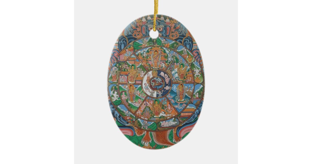 Wheel of Life Ornament | Zazzle