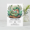 Whimsical Python Birthday Invitation | Zazzle