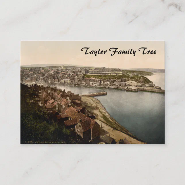 Whitby I, Yorkshire, England Family Tree Business Card | Zazzle