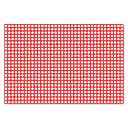 Red White Polka Dot Craft Tissue Paper | Zazzle.co.uk