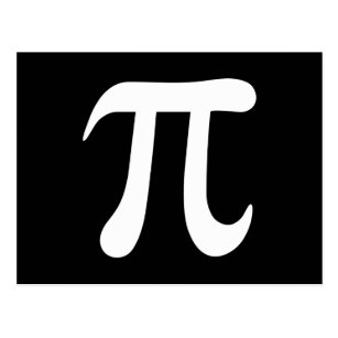 Pi Symbol Postcards | Zazzle UK