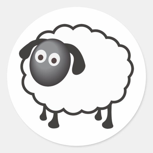 Sheep Stickers & Labels | Zazzle UK