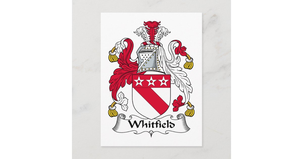 Whitfield Family Crest Postcard | Zazzle