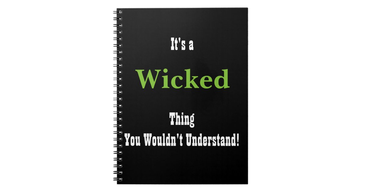 Wicked Journal | Zazzle