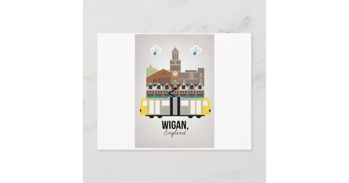 Wigan Postcard | Zazzle