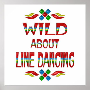 Line Dance Posters & Prints | Zazzle UK