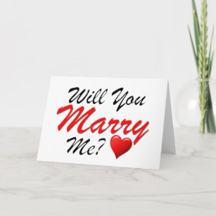 Marriage Proposal Cards | Zazzle UK
