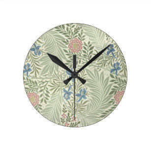William Morris Wall Clocks | Zazzle UK
