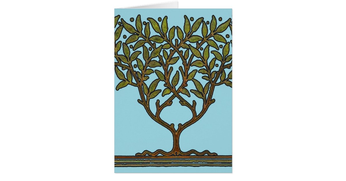 William Morris Tree Frieze Floral Wallpaper | Zazzle