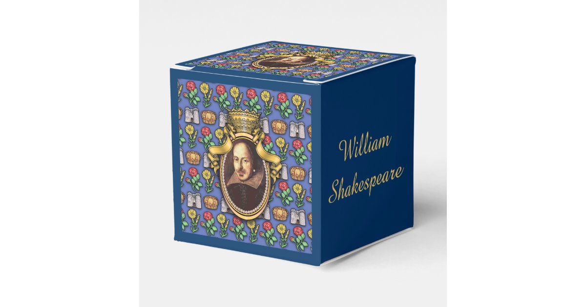 William Shakespeare Favour Box | Zazzle