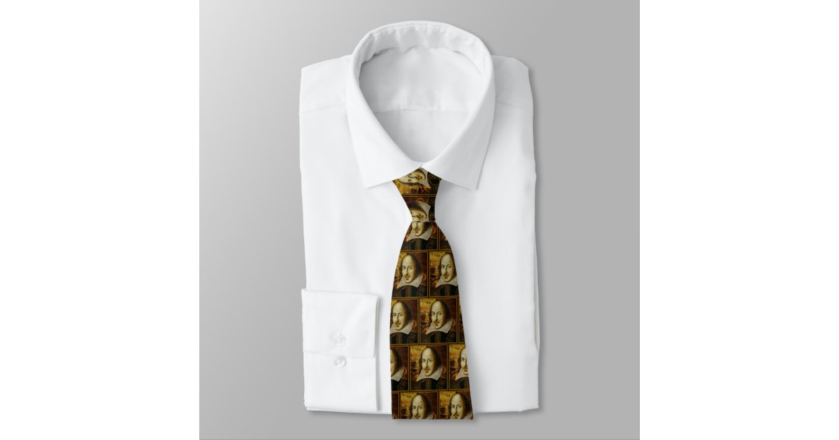 William Shakespeare Tie | Zazzle