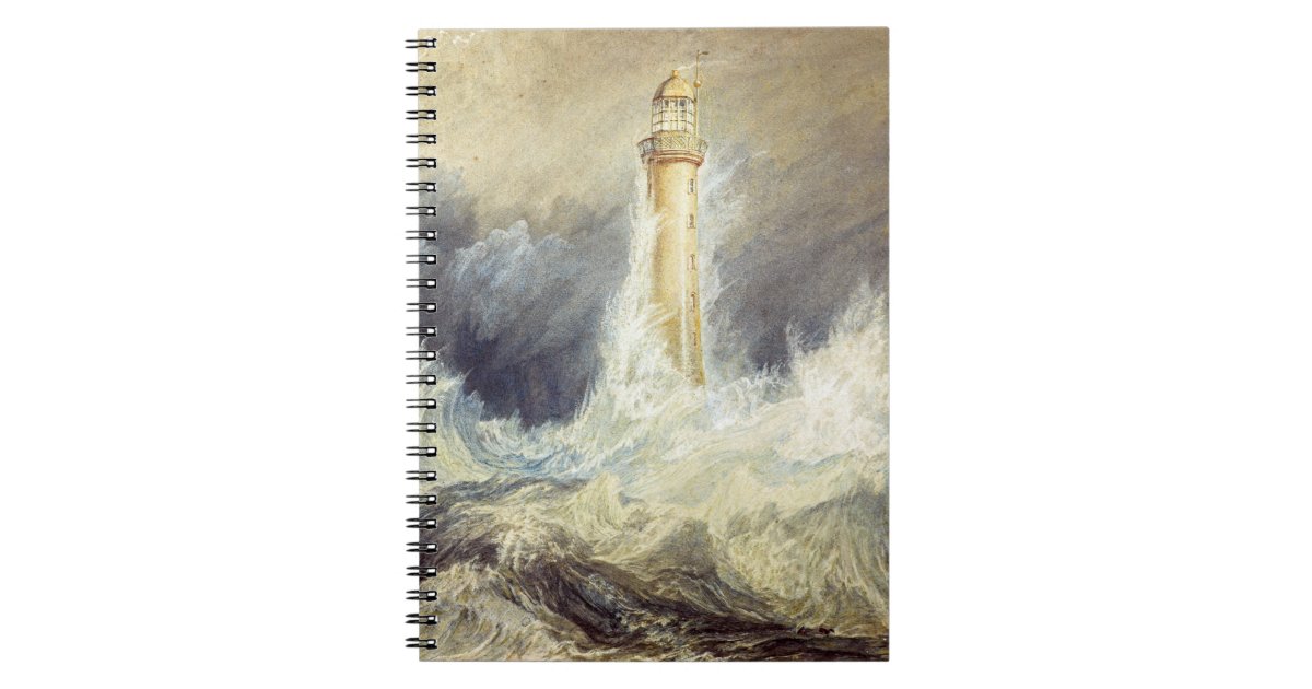 William Turner - Bell Rock Lighthouse Notebook | Zazzle