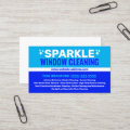 Window Cleaning Business Card | Zazzle