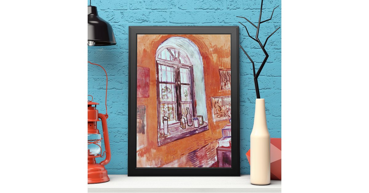 Window of Vincent van Gogh's Studio at the Asylum Poster | Zazzle