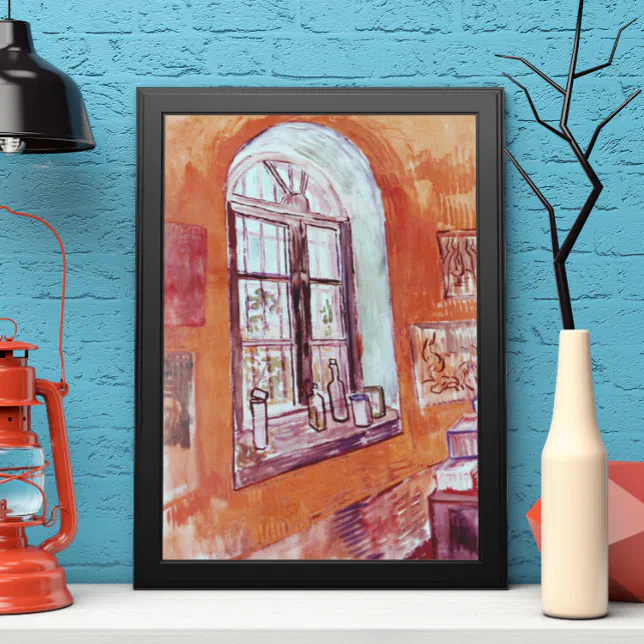 Window of Vincent van Gogh's Studio at the Asylum Poster | Zazzle