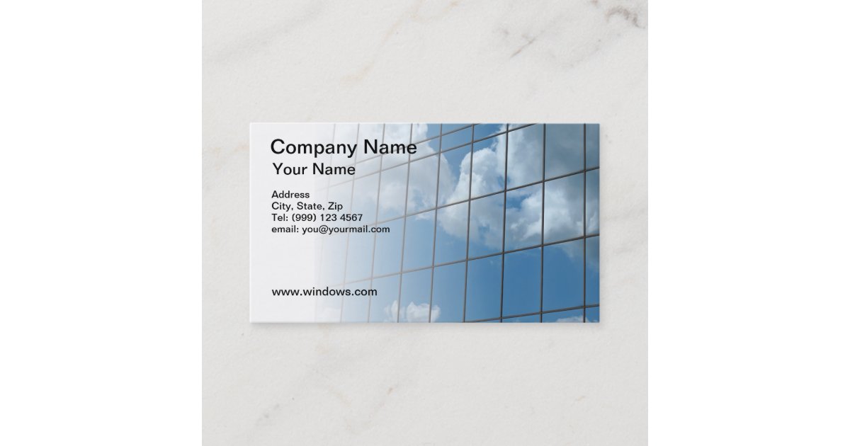Windows Business Card | Zazzle