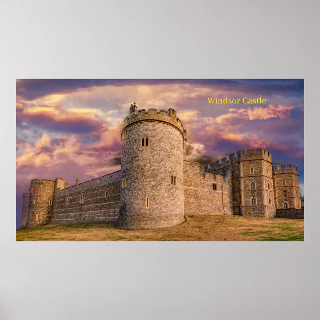 Windsor Castle Poster | Zazzle