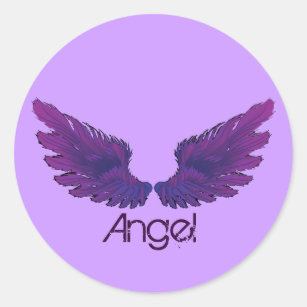 Angel Wings Stickers & Labels | Zazzle UK