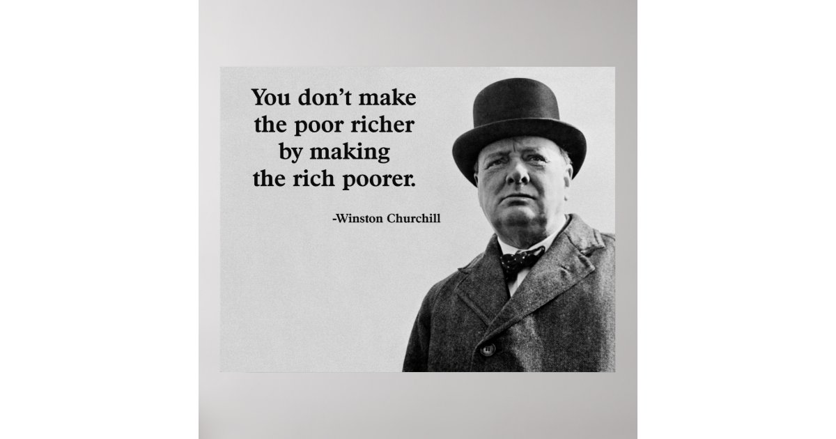 Winston Churchill Poster | Zazzle