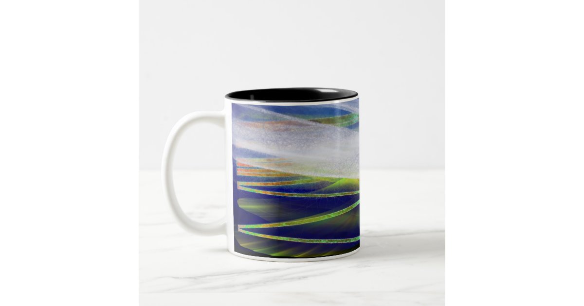 Winter Solstice "Arctic Light" Yule coffee mug | Zazzle