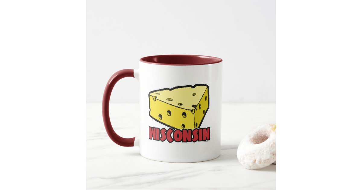 Wisconsin Cheese Wedge Mug | Zazzle