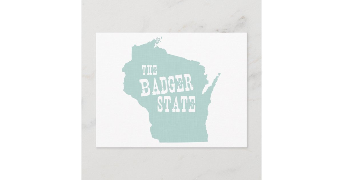 Wisconsin State Motto Slogan Postcard | Zazzle