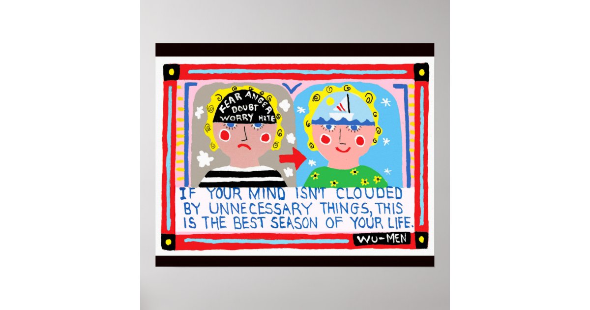 Wisdom from a zen master poster | Zazzle