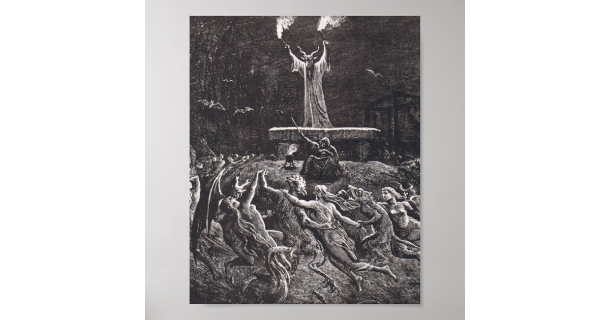 Witches Dancing At The Sabbath Poster | Zazzle