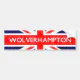 Wolverhampton UK Flag Bumper Sticker | Zazzle