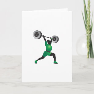 Weightlifting Cards | Zazzle