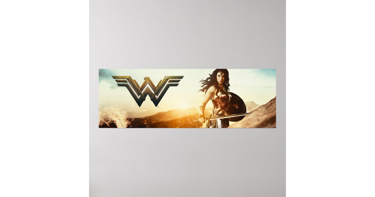 Wonder Woman At Sunset Poster | Zazzle